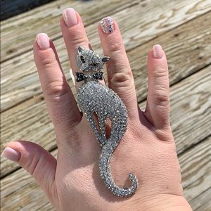 Jewelry | Bling Cat Ring | Poshmark
